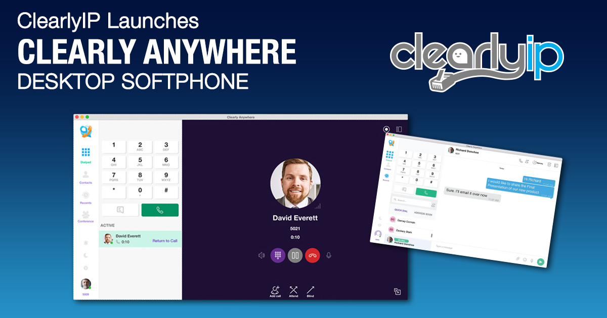 ClearlyIP Launches Clearly Anywhere Desktop Softphone